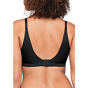 Warner's Women's No Side Effects Underarm and Back-Smoothing Comfort Wireless Lift T-Shirt Bra RN2231A, Black, XL