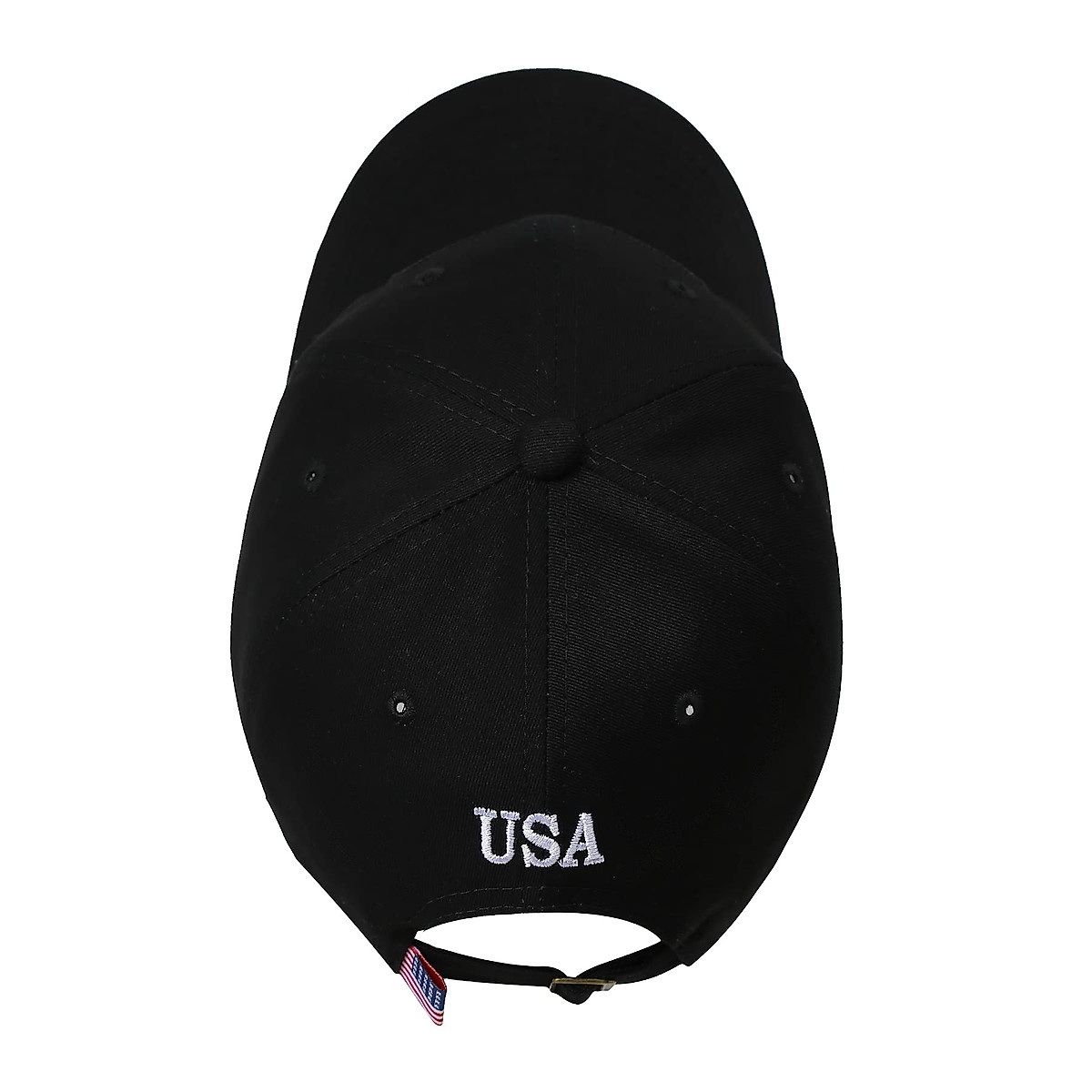 American Flag Hat Men Women Adjustable USA Baseball Cap Low Profile Plain Dad Hat Outdoor Ball Cap Black