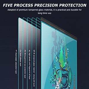 EXCEART 2pcs Film Game Accessories Glass Film Gaming Stand Entertainment Screen Protector Glass Screen Film Display Screen Protector Tempered Film Tempered Glass Game Console