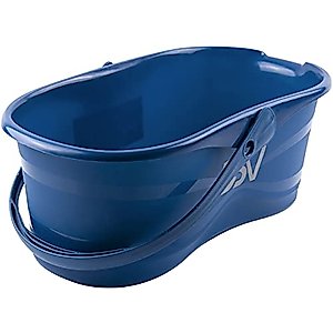 DSV Standard Professional 3.2 Gallon (12L) Cleaning Bucket | Pour Spout & Comfort-Grip Handle | Wash Bucket Ideal for Squeegees and Washers up to 17inch Length | Household Cleaning Supplies