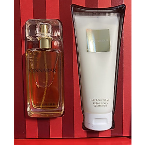 Estee Lauder Cinnabar Exotic Duo Eau De Parfum 1.7 Fl. Oz. Body Lotion 3.4 Fl. Oz. For Women Set