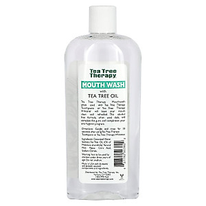 Tea Tree Therapy Tea Tree Mouthwash Alcohol Free-12 Ounce (3 Pack)