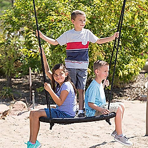 Lifetime 90804 Adventure Tower Playset with Spider Swing, Earthtone
