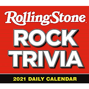 2021 Rolling Stone Rock Trivia Boxed Daily Calendar