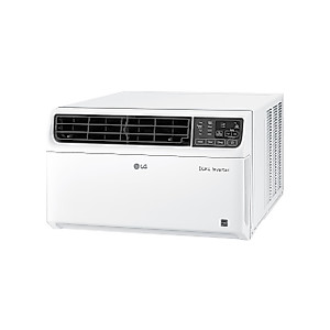 LG 12,000 BTU Dual Inverter Smart Window Air Conditioner, 115V Cools 550 Sq. Ft., Ultra Quiet Operation, Up to 35% More Energy Savings, ENERGY STAR®, works with LG ThinQ, Amazon Alexa and Hey Google
