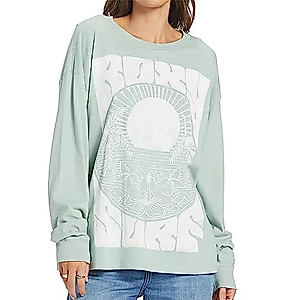 Roxy Women's Oversized Long Sleeve T-Shirt, Bhb0, X-Small