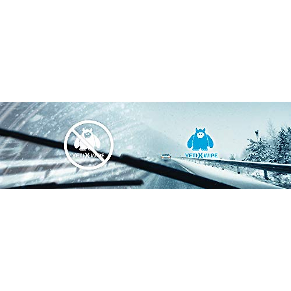 YETI X WIPE : Add-on Wiper Arm Pressure Spring Set (Pack of 2 Black)