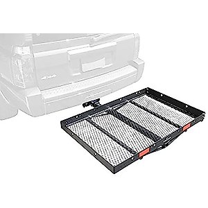 Pro Series 1040100 Solo Black 48" x 32" Hitch Mounted Cargo Carrier