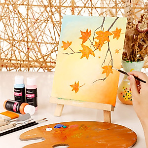 Discpace Pastel Acrylic Paints, Set of 24 Macaron Colors 2oz/59ml with 3 Painting Brushes, Art Craft Paint for Beginners/Kids/Rock Painting/Canvas/Wood/Glass/Ceramic/Stone Painting Supplies Kit