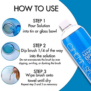 Cinema Secrets Professional Makeup Brush Cleaner, 16 fl oz, Vanilla
