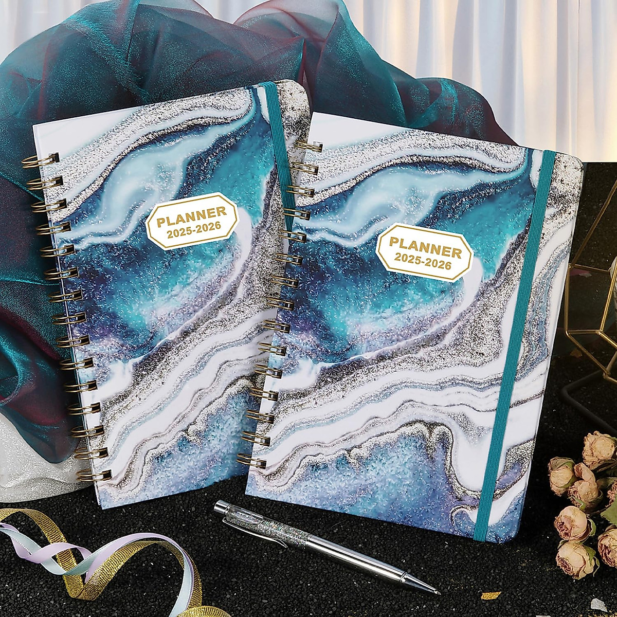 2023 Planner - Weekly Monthly Planner 2023 , January - December 2023, 6.4"x 8.5" Planner with Elastic Closure, Inner Pocket, Coated Tabs