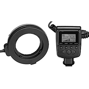 Canon Rebel T5 Dual Macro LED Ring Light/Flash (Applicable for All Canon Lenses)