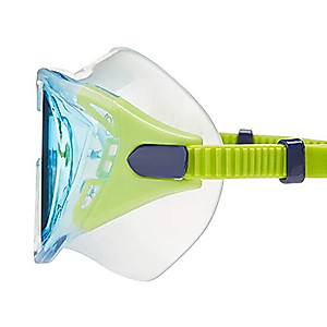 Speedo Unisex-Child Swim Goggles Proview Mask, Clear/Celeste