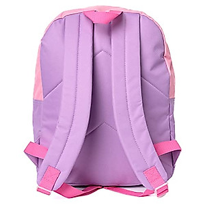 Disney 15" Backpack Girls Princess Belle Ariel Jasmine Tiana Mulan Rapunzel Pink