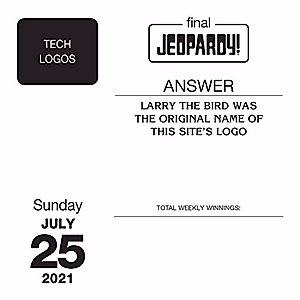 Jeopardy! 2021 Day-to-Day Calendar