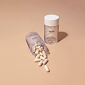 OUAI Thick & Full Hair Supplement Refill Pack, Beauty-Boosting Daily Capsules for Thinning Hair - 30 Capsules
