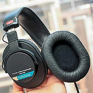 LINHUIPAD Replacement Headphone Earpads Ear Pads Cushions Compatible with Sony MDR-7506,MDR-7806,MDR-V6,MDR-CD900ST Headset (Black)