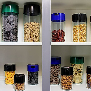 Coffeevac 1 lb - The Ultimate Vacuum Sealed Coffee Container, White Cap & Body