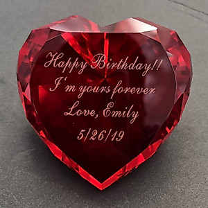 JKK SALE Personalized Custom Engraved Crystal Diamonds