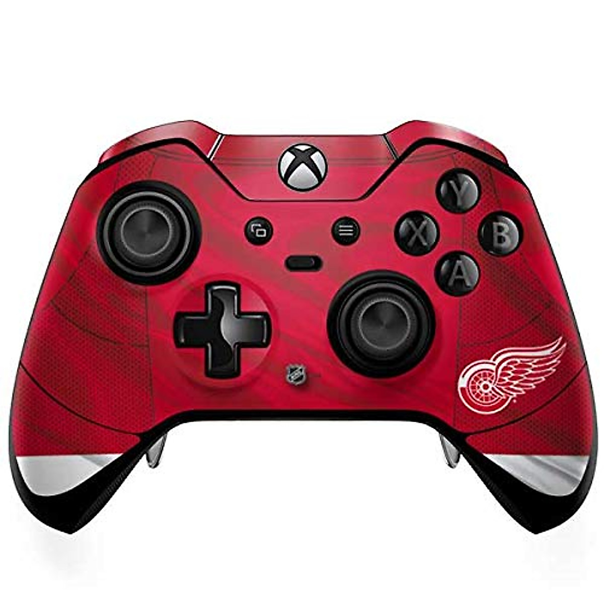 Skinit Decal Gaming Skin compatible with Xbox One Elite Controller - Officially Licensed NHL Detroit Red Wings Home Jersey Design