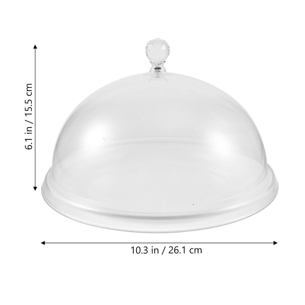 Fruit Snack Tasting Plate Cake Plate with Cover Portable Food Container Cake Display Stand Bread Tray Snack Stand Fruit Tray Cake Plate for Wedding Snack Dish Cake Serving Tray