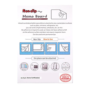Dry Erase Board Refrigerator Whiteboard Wall Sticker Easy Removable Non Magnetic - Marker Board Sheets Easy Attached & Detached on Glass Without Glue - for Office Restaurant Simple Memo