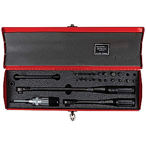 Klein Tools 57060 Master Electricians Torque Wrench Set with 2 Adjustable Torque Screwdrivers, Made in USA, Micro-Adjustable for Accuracy, 25-Piece