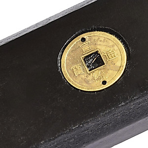 Xiaoling Zen Chinese Table Gong - Zen Art Brass Feng Shui Desktop Gong, Mini Percussion Desk Gong with Mallet, Wind Chime Percussion Instruments, for Home Decor Housewarming Gift