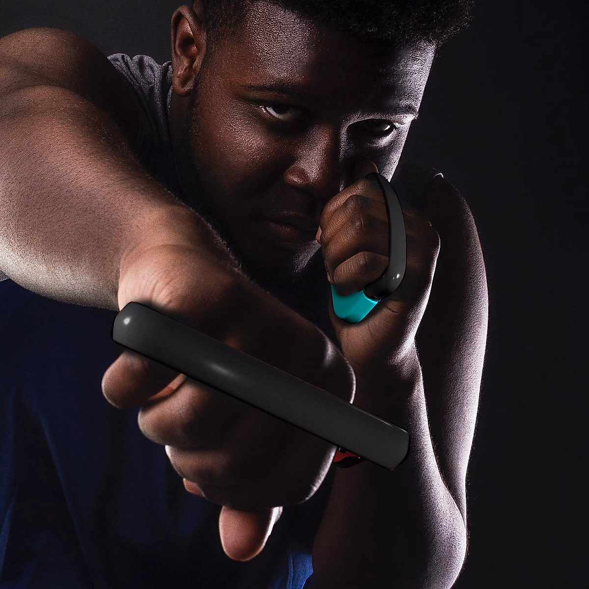 Switch Boxing Grips, Switch Accessories Compatible with Nintendo Switch Sports and Nintendo Switch Boxing Games - 2 Packs (Black)