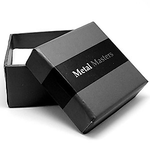 Metal Masters Co. 6MM Black Womens Eternity Titanium Ring Wedding Band W/Black Cubic Zirconia Size 6.5