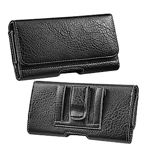 eBigValue Cell Phone Clip Holster with Card Slot for Moto G 5G 2023, Moto G Pure, Moto G Stylus 5G, Galaxy Note 20 Ultra