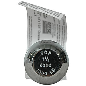 Reese Towpower 7036800 1-7/8" Chrome Hitch Ball for ATV/Lawn Tractor, Gray