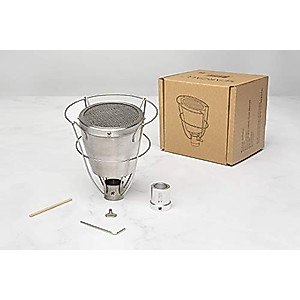 Booker & Dax Torch Attachment, Pro Grade, Chef Certified, Handheld Broiler, Perfect for Sous Vide Searing & Melting, for Use in Restaurants, BBQs, Home Kitchen & Camping