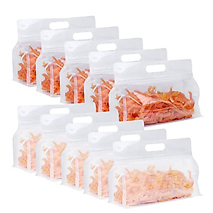 10PCS Fresh Bags Sandwich Storage Containers Freezing Refrigerator Organization Leakproof Wrap Zipper Pouch