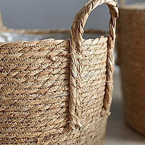 UXZDX Straw Storage Basket Rattan Floor Flower Pot Crafts Decoration Modern Home Living Room Bedroom Shop Flower Basket
