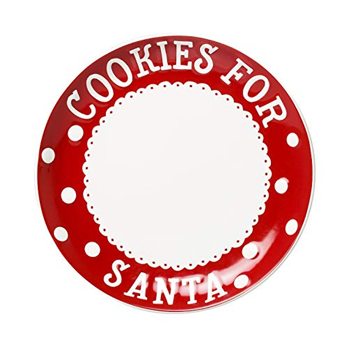 Pearhead Christmas Cookies for Santa Plate, Milk Jug and Dear Santa Notepad Set, Holiday Home Decorations, Christmas Eve Family Traditions, Christmas Gift Ideas For Kids, 3 Piece Set