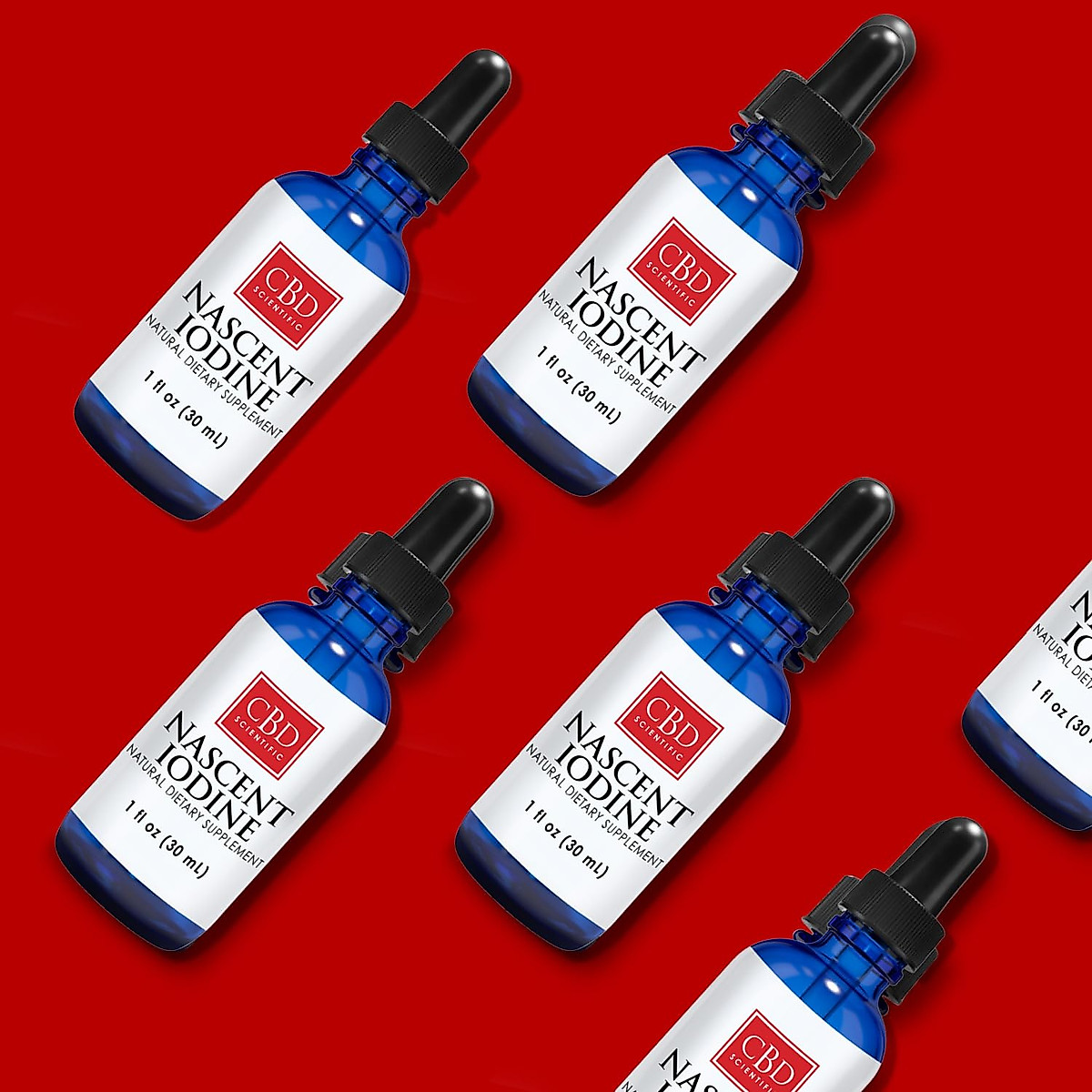 Organic Nascent Iodine Supplement Deep-Earth Sourced. Supports & Detoxifies Thyroid. Metabolism Heath, Focus & Better Sleep. 1,950 mcg per Serving