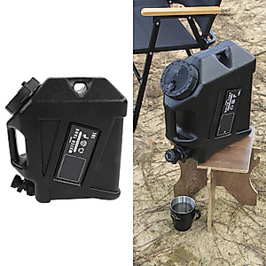 CHICIRIS 10L Portable Water Container Food Grade HDPE Leakproof Multipurpose Water Storage with Spigot for Outdoor Camping High Performance