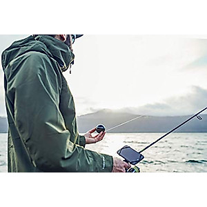 Deeper Smartphone Mount for Fishing Rod – See Phone and Keep Hands Free While Using Sonars, 12cm