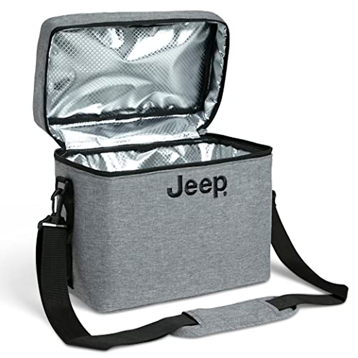 Jeep Wrangler Cooler Bag and Frame by Delta Children (Works with Jeep Wrangler Stroller Wagon #60001) - Holds 16 Cans or 15 Pounds, Grey