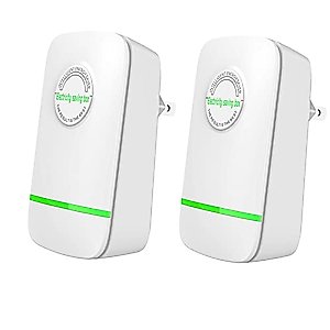 2 pcs Pro Power Saver Energy Saver Household Power Saver pro Electricity Saving Box 90V-250V Household Office Market Device Electric Smart US Plug 30KW (White)