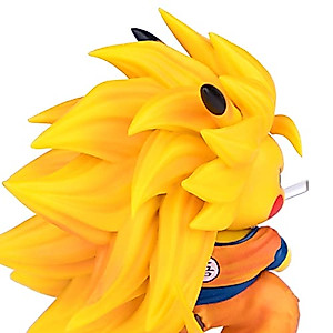 LESESOBE Goku Figure Statues Figurine DBZ Super Saiyan ssj3 Collection Birthday Gifts PVC 4 Inch