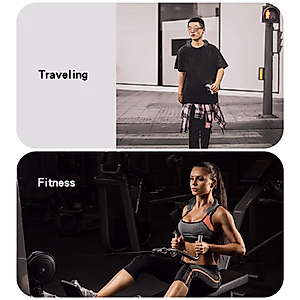 CENGNIAN Neckband Bluetooth Speaker, Neck Speaker Bluetooth Wireless, Wearable Speaker, True 3D Stereo Sound, Portable Soundwear, IPX4, for Home Sport Outdoor