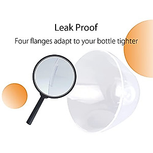 Baby Bottle Replacement Cap Lid for Comotomo 5 Ounce and 8 Ounce Silicone Bottle, 2 Count