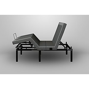 iDealBed 5i Custom Adjustable Bed Base, Wall Hugger, Massage, Zero-Gravity, Dual USB Charger, One Touch Comfort, Programmable Memory, Night Light, Advanced Smooth Silent Motion (Split Queen)