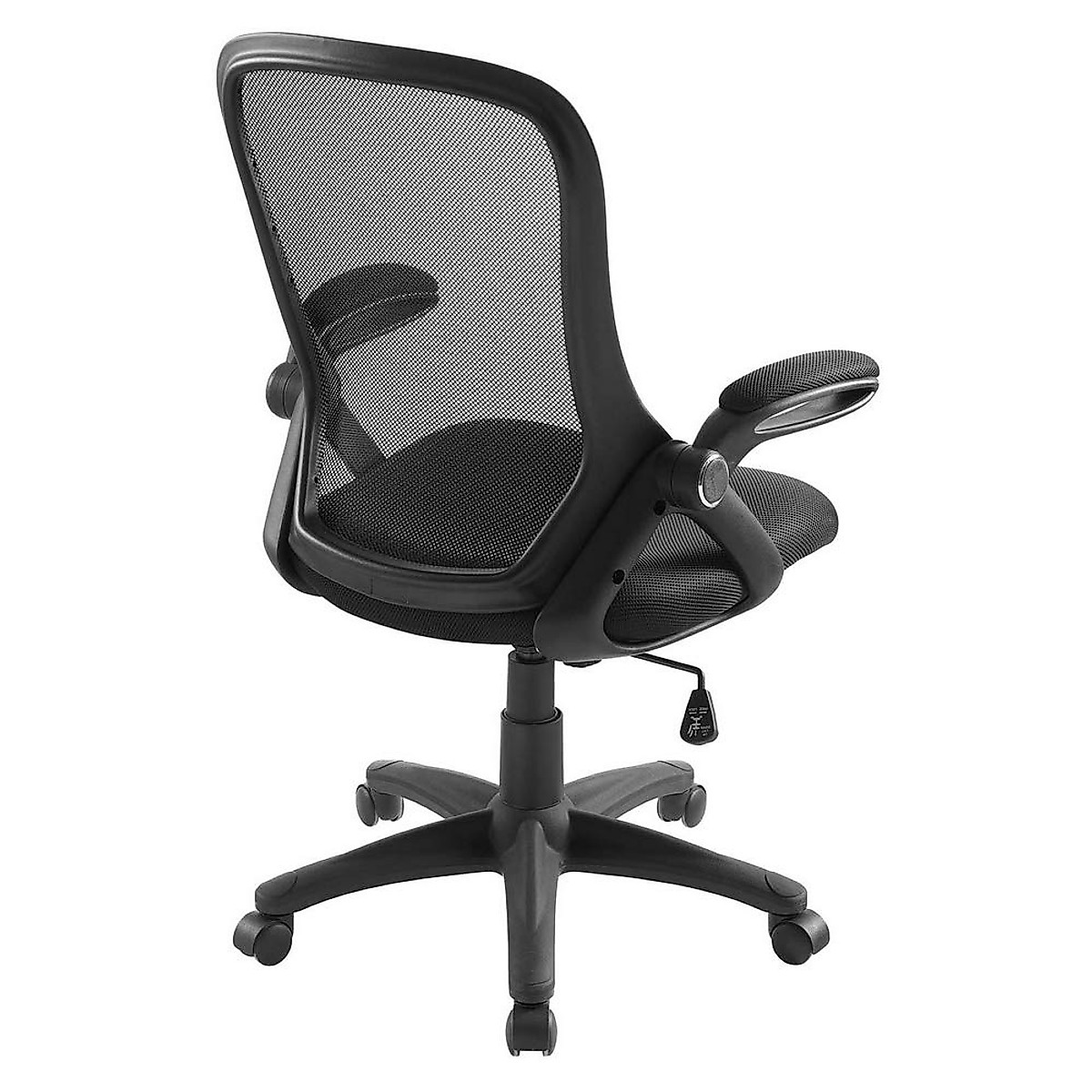 Modway Assert Mesh Adjustable Swivel Computer Desk Office Chair In Black