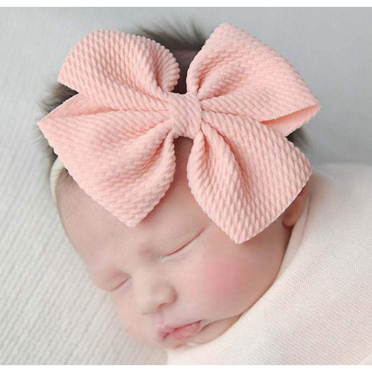 Toptim Baby Girl's Headbands and Bows for Newborn Infant Toddler Photographic Accessories (18 Pack)