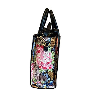 Betsey Johnson XO Chloe Snake Satchel Black/Snake One Size