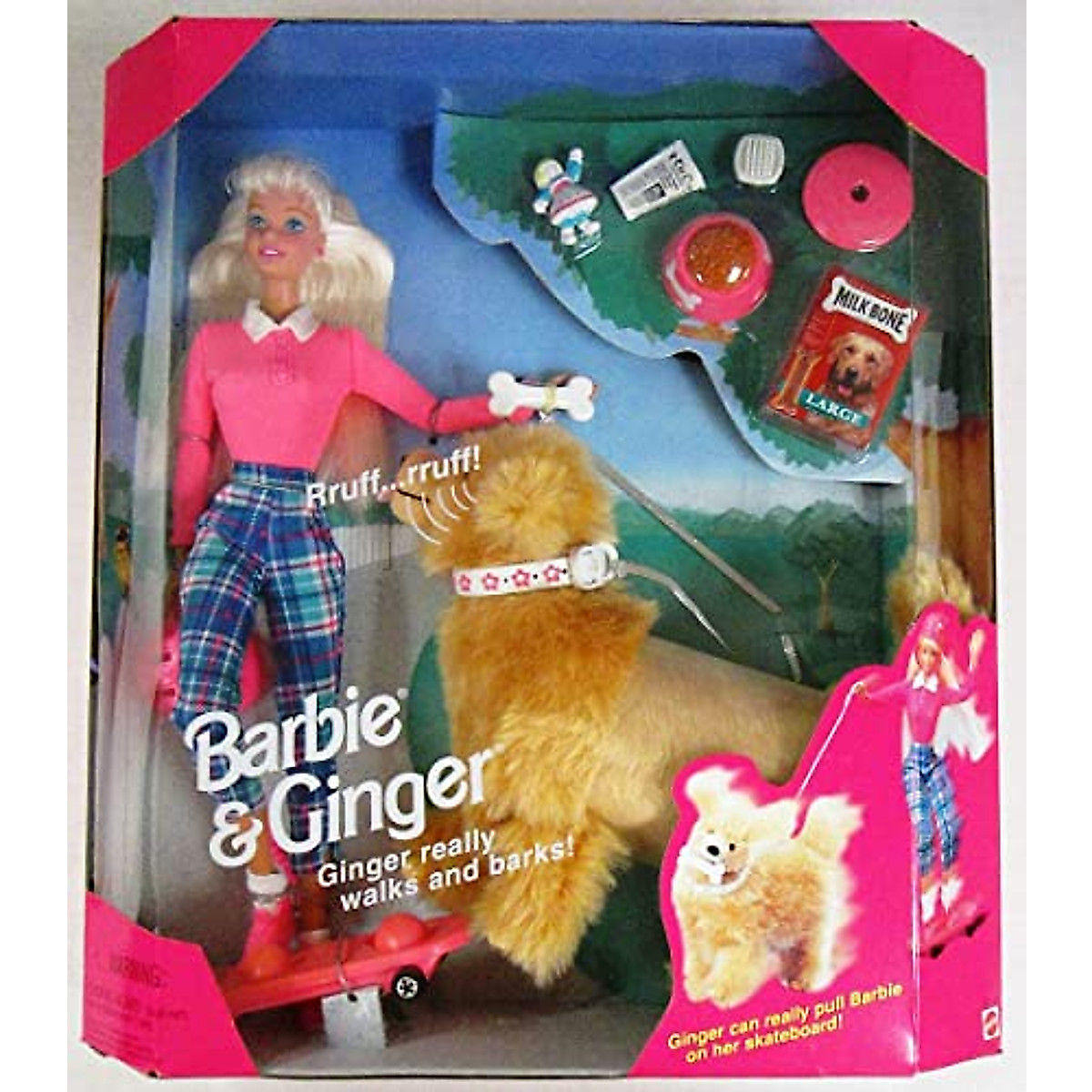 Mattel Barbie 17116 1997 Barbie & Ginger The Dog