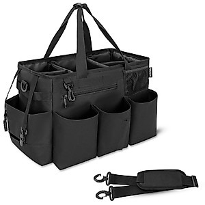 IBVIVIC Wearable Cleaning Caddy Bag for Cleaning Supplies,Large Capacity Cleaning Organizer Tote Bag for Cleaners Housekeepers